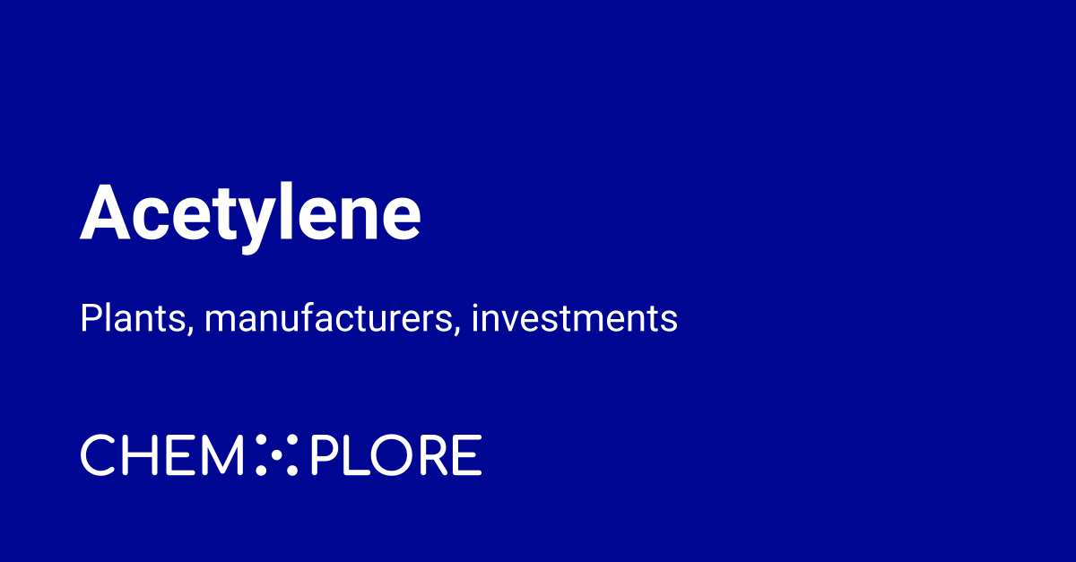 Acetylene plants and manufacturers news