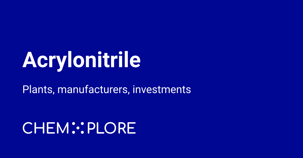 Acrylonitrile plants and manufacturers news