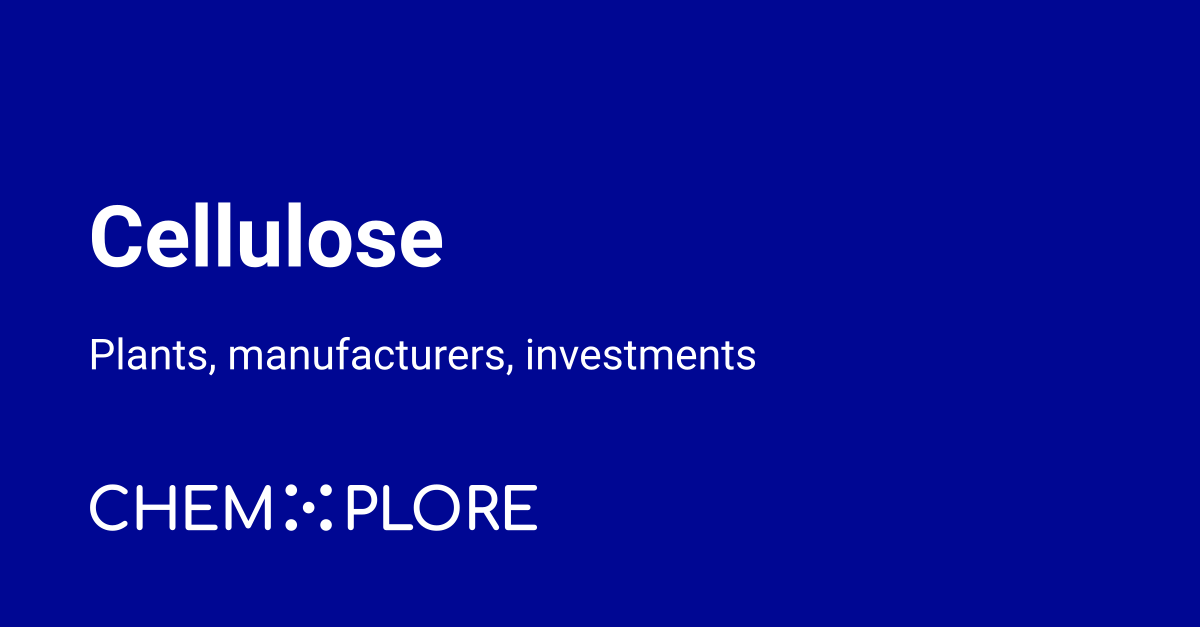 Cellulose plants and manufacturers news