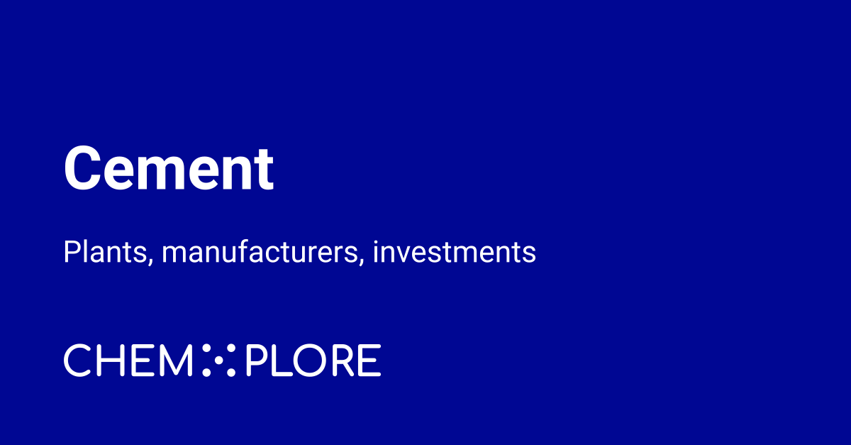 Cement plants and manufacturers news