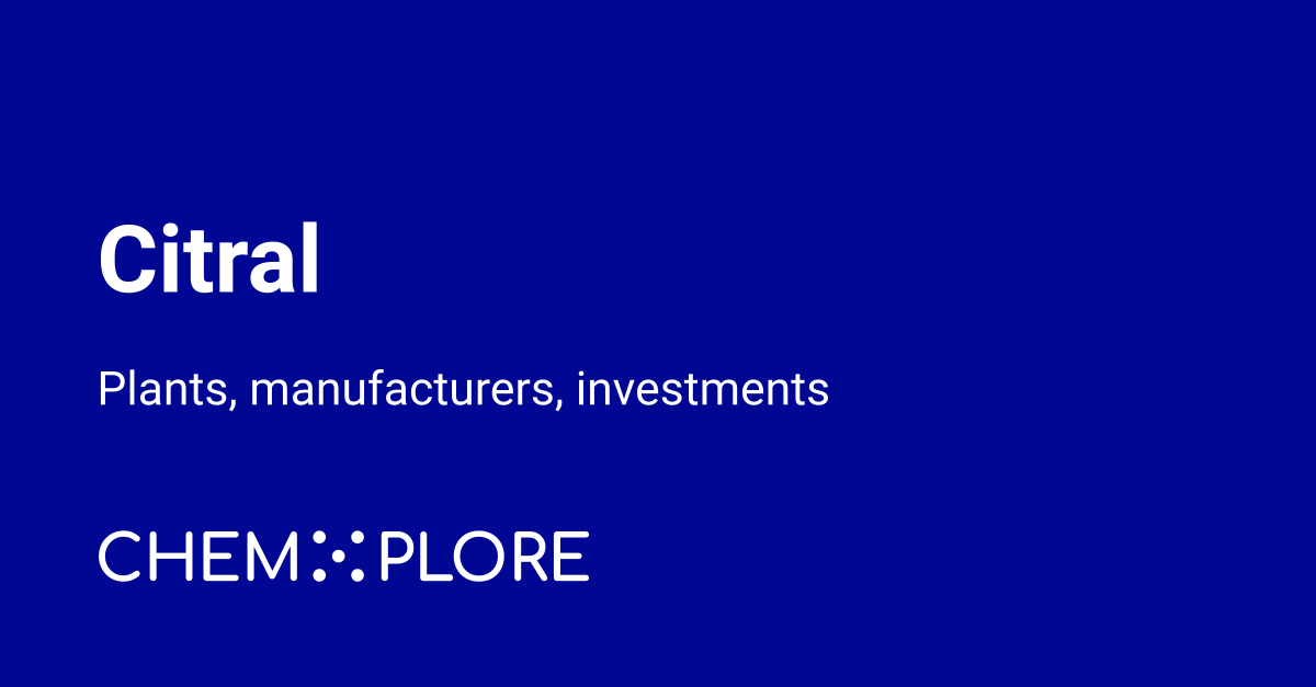 Citral plants and manufacturers news