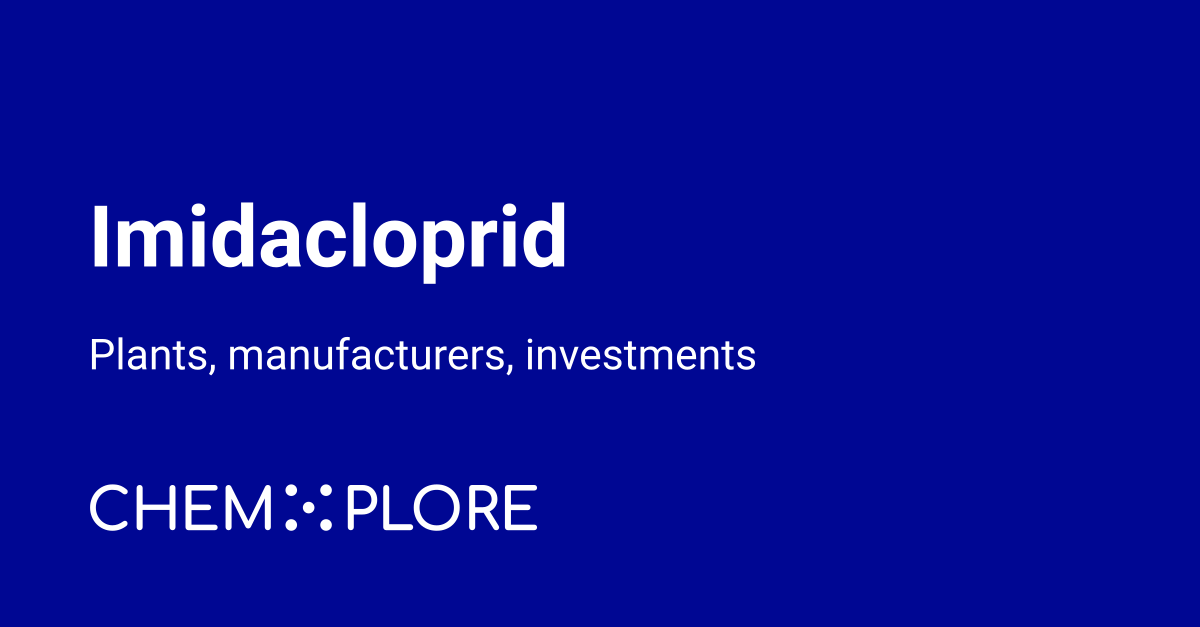 Imidacloprid plants and manufacturers news