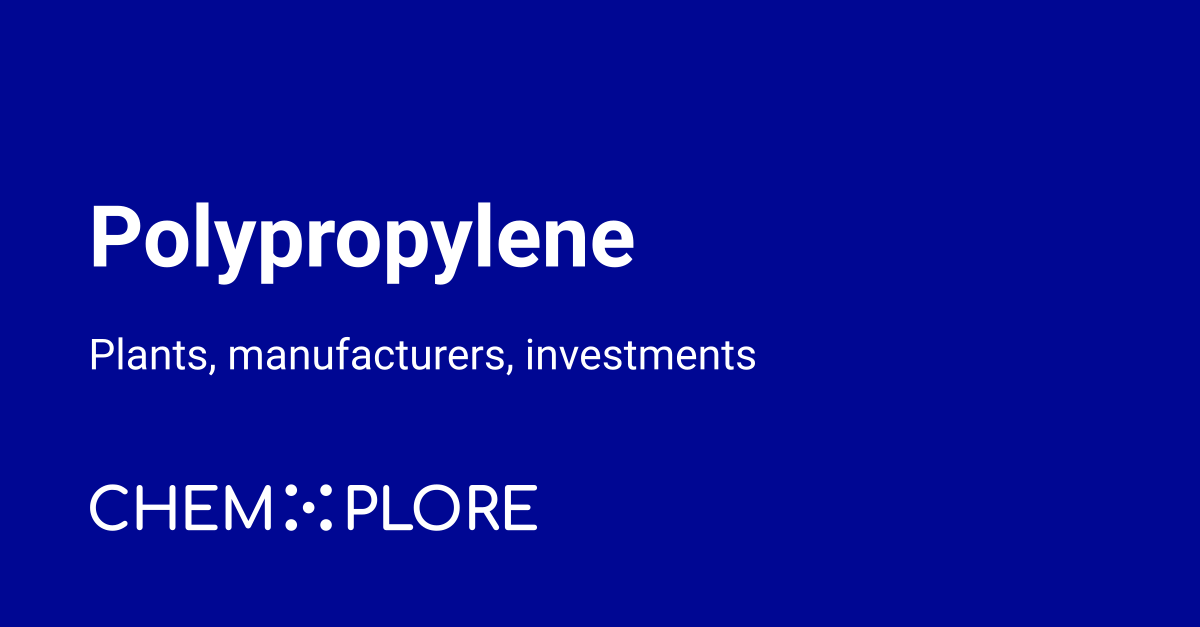 Polypropylene plants and manufacturers news