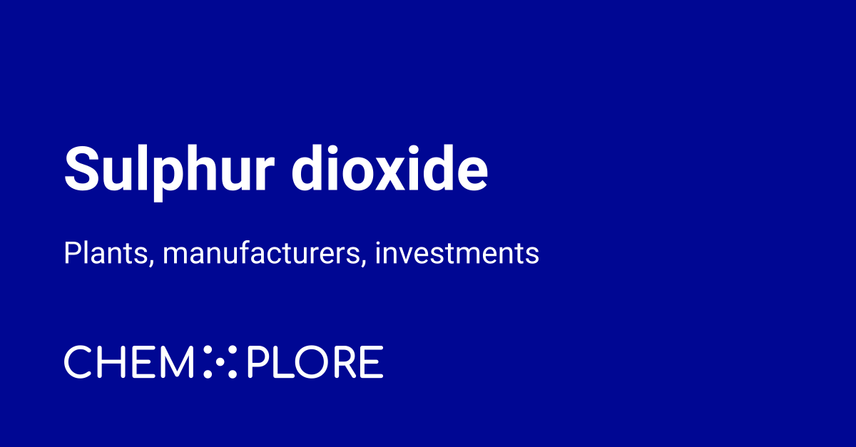 Sulphur dioxide plants and manufacturers news